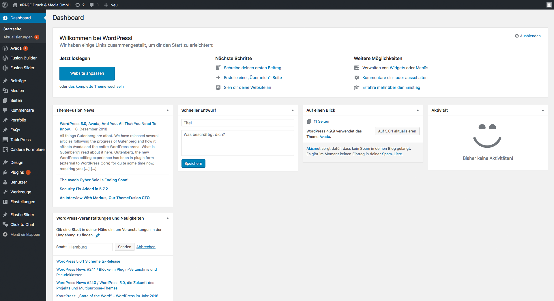 Webseiten | XPAGE Druck & Media GmbH