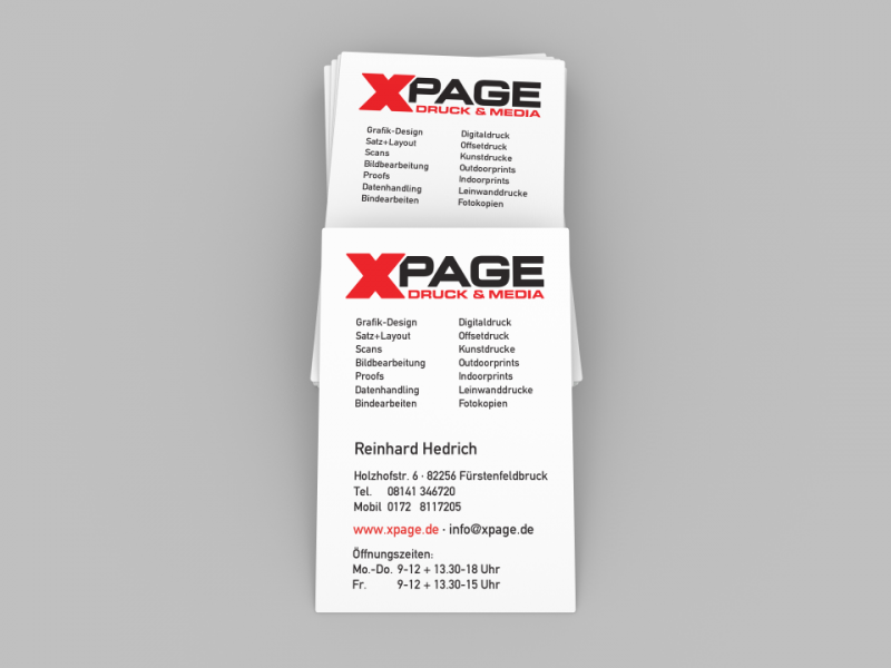 XPAGE Druck & Media GmbH | Druck, Grafikdesign, Webdesign